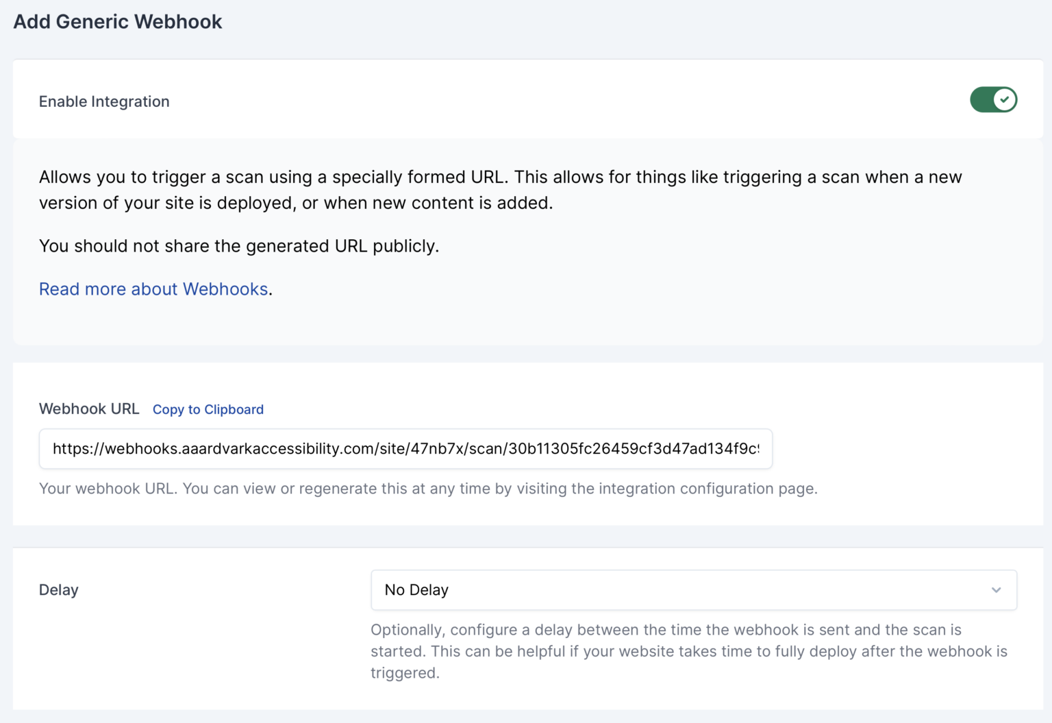 Generic Webhooks - AAArdvark