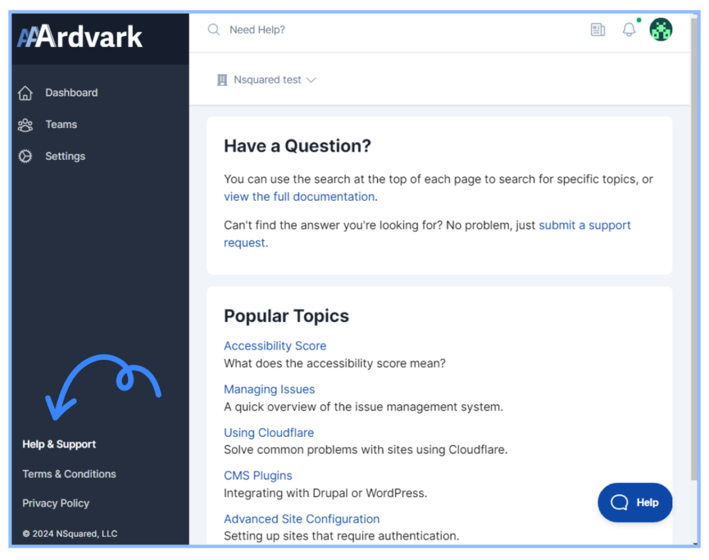 Dashboard Overview - AAArdvark