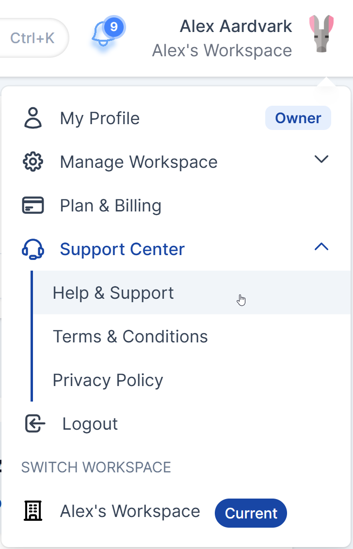 Dashboard Overview - AAArdvark
